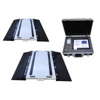 China Static Portable Vehicle Axle Weighing Truck Scale WeighBridge Weighing Scale 2 Pads for sale