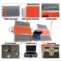 China Wheel Moveable Axle Load Truck Scale Axle Weighbridge Portable Weighing Scale For Trucks for sale