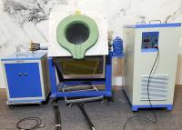 China Small Capacity 20kg Manual Tilting Induction Melting Furnace for Aluminum Copper Steel for sale