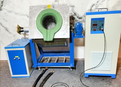 China Metal Medium Frequency Melting Furnace 110KW For Gold Silver Copper for sale
