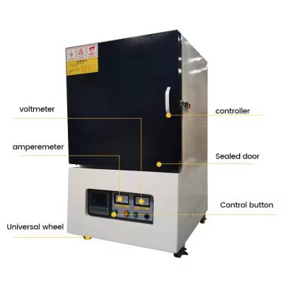 China 1700C High Temperature Muffle Furnace Box Type for Metal Alloy Heat Treatment for sale