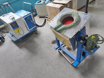 China Industrial Induction Melting Furnace 15-160kW IGBT 3-100kg Capacity for Iron Copper Steel for sale