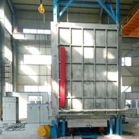 China Electric Heat Treatment Furnace with Trolley Rails Two Thermocouples and Temperature Compensation Wire for Precise Heating for sale
