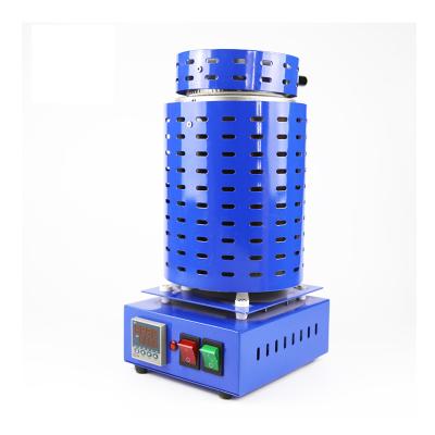 China 1.5kW 1kg Gold Melting Furnace 220V 1200°C Graphite Crucible Resistance Melting Machine for sale