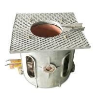 China 500kg Aluminum Shell Induction Melting Furnace 380V Electric Furnace for Brass Copper for sale