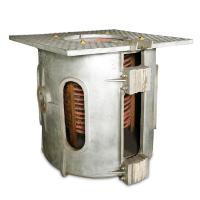 China Cast Iron 4T Industrial Melting Furnace Energy Saving 1800C Aluminum Shell for sale