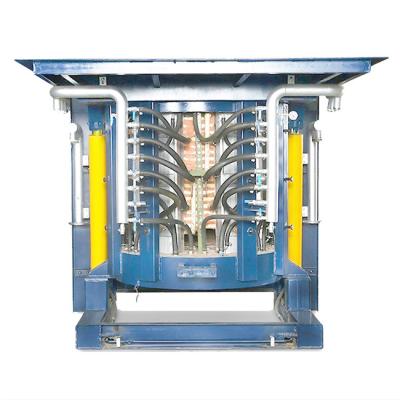 China ISO9000 5 Ton Hydraulic Industrial Induction Furnace for Steel Melting 1800C for sale