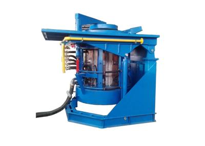 China 500kg 400kw Steel Shell Stainless Steel Metal Industrial Melting Furnace 1800C for sale