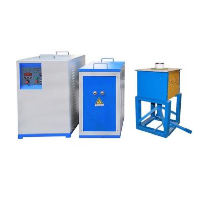 China 45kw Tilting Precious Metal Melting Furnace 500-2300 Degree Induction Furnace for Steel Copper for sale