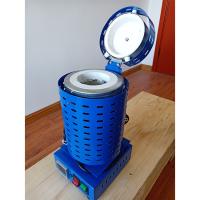 China Digital Precious Metal Melting Furnace 1500W 1200°C with Graphite Crucible for Gold Silver Jewelry for sale