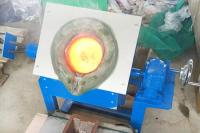 China 35kw IGBT Medium Frequency Induction Melting Furnace 10kg for Steel Copper Bronze for sale