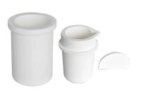 China High Strength 3kg Quartz Melting Crucible for Gold Silver Copper Casting 2800°C for sale