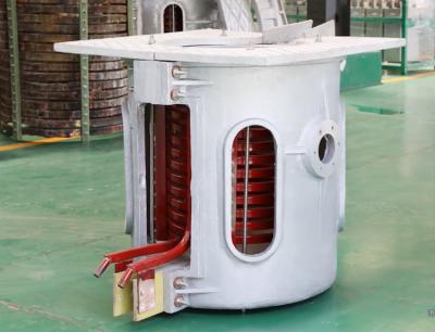 China 250KW 250KG Copper Coils Induction Melting Furnace for Scrap Metal Iron Steel for sale