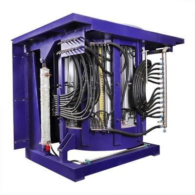 China Tilting Induction Melting Furnace 300KW to 4500KW for Copper and Aluminum Scrap for sale