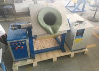China IGBT 150kg Brass Copper Metal Smelting Furnace 1300C Induction Melting for sale