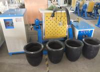 China 1600C Medium Frequency Induction Smelting Furnace 45KW 20kg Small Metal Smelter for sale