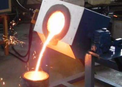 China 50kg Copper Melting Medium Frequency Induction Furnace 45kW 1300°C IGBT Melting Oven for sale