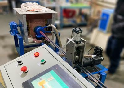 China 1-20KHZ Upward Continuous Copper Rod Casting Machine 8mm Intelligent Control for sale
