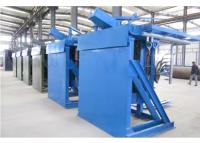 China Hydraulic Tilting Steel Shell Melting Furnace 300KW 350kg for Cast Iron Barbell for sale