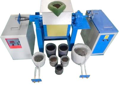 China Medium Frequency Induction Furnace 15-160kW for Melting Gold Silver Copper Scrap Metal for sale