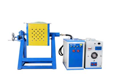 China 25kg 70kW Medium Frequency Induction Melting Furnace for Bronze Lead Zinc Aluminum for sale