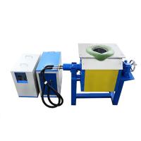 China Continuous Induction Furnace 15KW 3KG for Gold Silver Copper Melting IGBT Hobby for sale