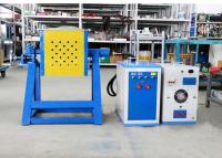 China Industrial Induction Melting Furnace 110kw Manual Tilting for 50kg Iron Steel for sale