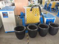 China 110kw Induction Melting Furnace 50kg Capacity IGBT Manual Tilting for Iron Steel for sale