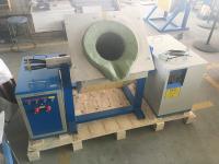 China 30-200A Induction Melting Furnace 1300 Degree Industrial IGBT Heater 110kw 50kg Steel for sale