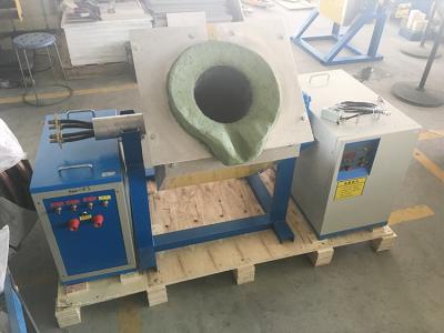 China 30-200A Induction Melting Furnace 1300 Degree Industrial IGBT Heater 110kw 50kg Steel for sale