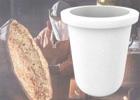 China High Purity Ceramic Crucible 1800C High Temperature Resistant Melting Pot 1kg to 8kg for sale
