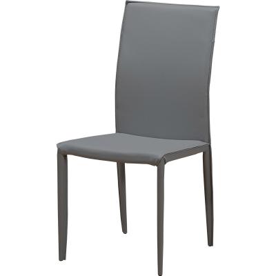 China Comfortable and Stylish Leather Modern Dining Chair for Dining Room for sale