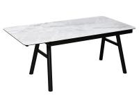 China High Stability 850mm Ceramic Extendable Dining Table With Smooth Surface for sale