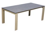 China 1800*900mm Ceramic Finished Dining Table With Fixed Type Wooden  Leg for sale