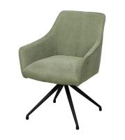 China Green Comfortable Modern Leather Dining Chair Easily Wiped Down For Living Room for sale