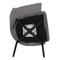 China Lightweight Office Rolling Chair High Stability With Leather Upholstery for sale