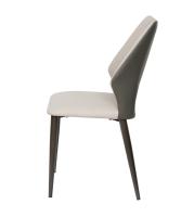 China Stylish Design Sleek Leather Dining Chairs Easy To Clean for Home use for sale