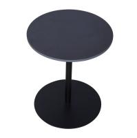 China Highly Versatile Iron Frame Black Ceramic Side Table Easy To Assemble for sale