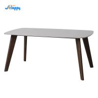 China 1600*850mm Modern Black Fixed type Ceramic top Dining Table, cut to size for sale
