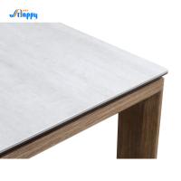 China 1500*800mm Modern besopke Ceramic top Dining Table, rta design, Fixed type for sale