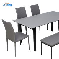 China 1650*850mm Modern cut to size Ceramic top Dining Table, K/D, fixed type for sale