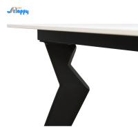 China 1800*900mm contemporary bespoke Ceramic top Dining Table, ready to assemble for sale