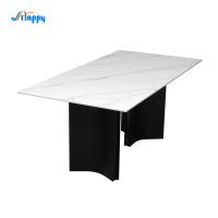 China 1800*900mm Contemporary Customized Ceramic Top Dining Table, Knock-Down,Indoor for sale