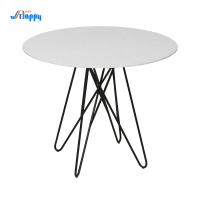 China Diameter 900mm contemporary custom Ceramic top Dining Table, K/D,flat packed for sale