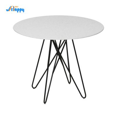 China Diameter 900mm contemporary custom Ceramic top Dining Table, K/D,flat packed for sale