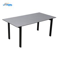 China 1800*850mm Knock-Down Solid Top Dining Table With Ceramic Top Dt-996-165 for sale