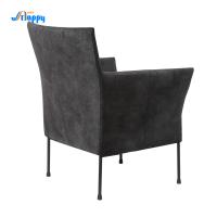 China Contemporary Upholstered Accent Arm Chair Stable Structure With Metal Frame Dc-7383 for sale