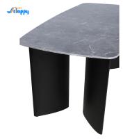 China 1750*850mm Modern White Fixed Ceramic Kitchen Tables, Flat Packed DT-1008 for sale