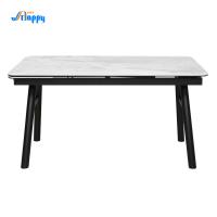 China 1700mm RTA Extendable Dining Table Fire Resistant For Home Use Dt-1027a for sale