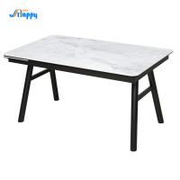China 1700mm RTA Extendable Dining Table Fire Resistant For Home Use Dt-1027a for sale